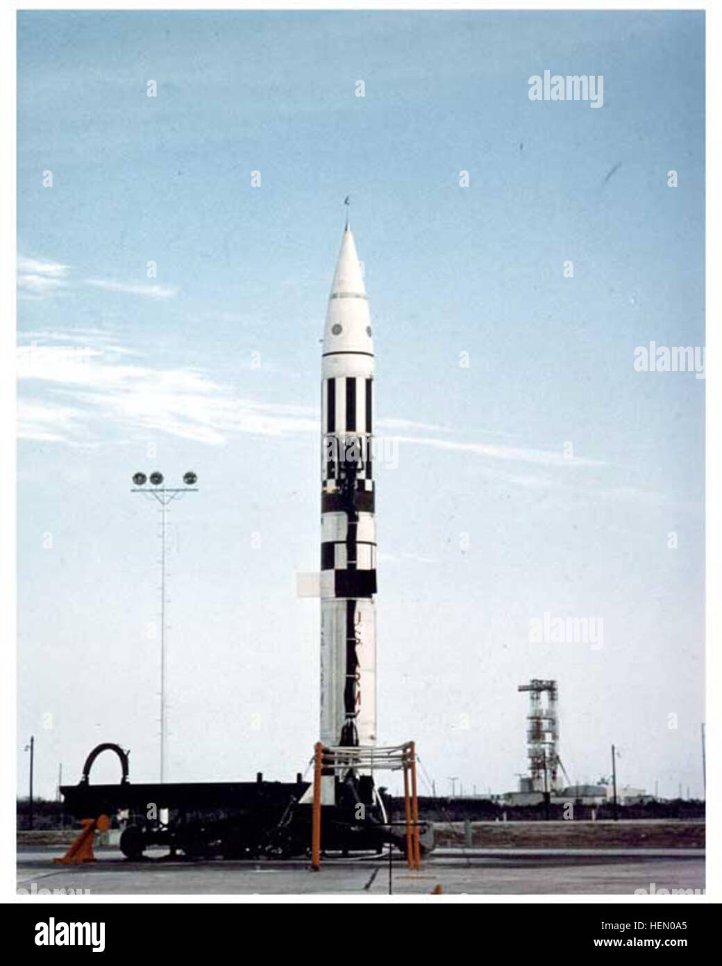 Pershing XM14 before launch Stock Photo - Alamy