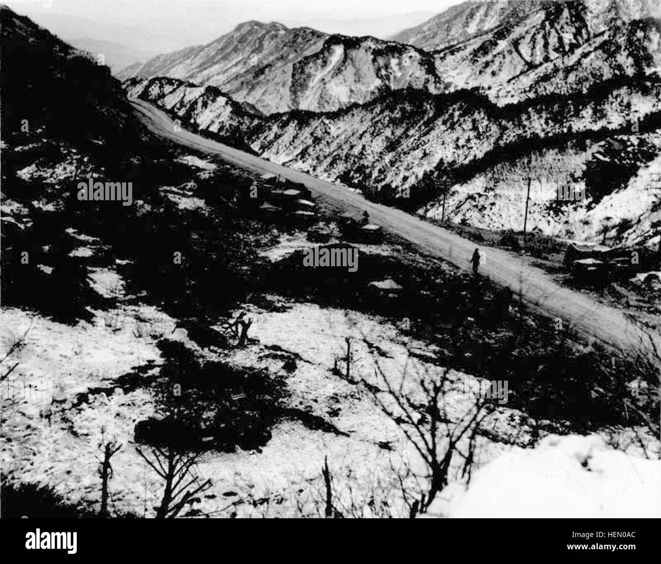 The pass between Punggi and Tanyang in Korea was a strategic route used ...
