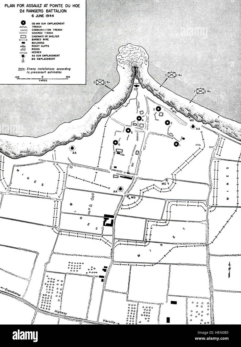 Military training site Pointeduhoc used for small unit exercises ...