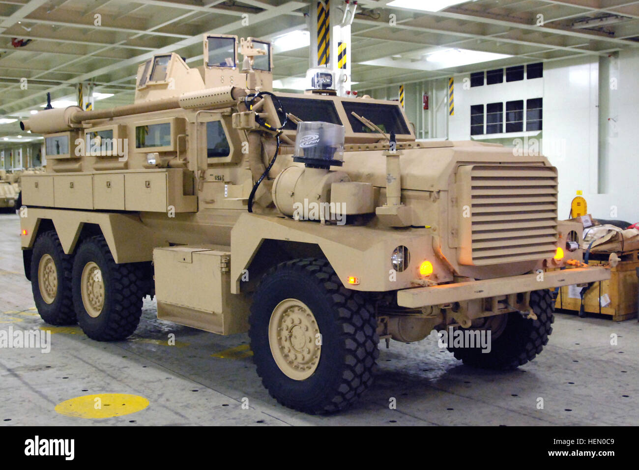 Mine-Resistant Ambush Protected (MRAP) armored vehicles are designed to ...