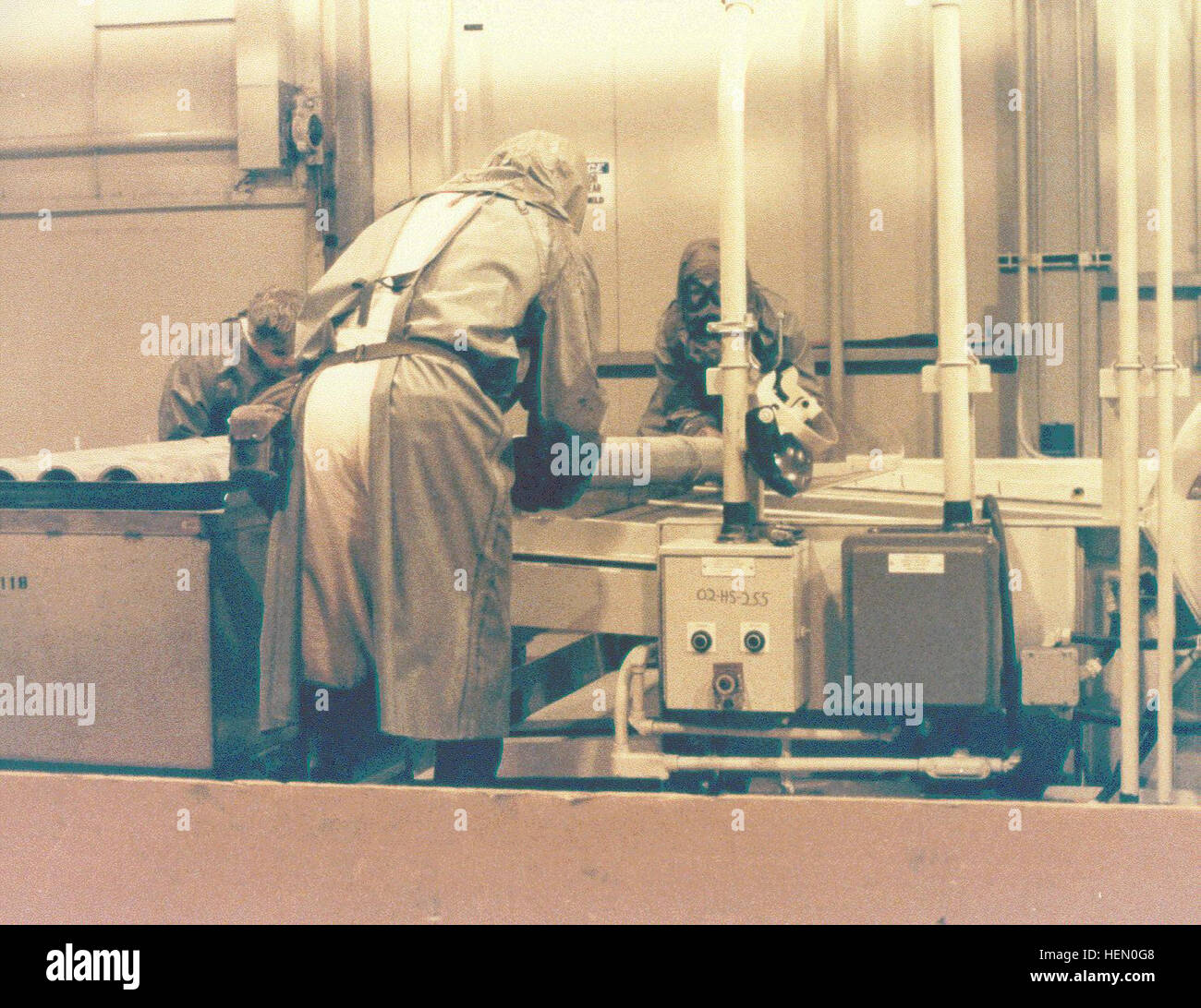 The first chemical weapons were destroyed at the Johnston Atoll ...