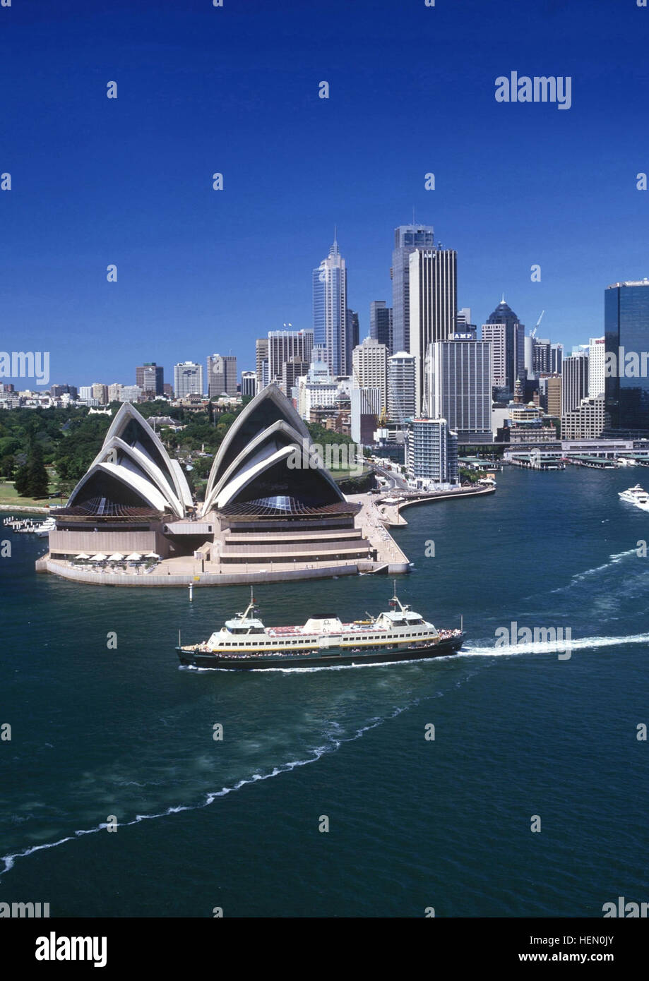 The Sydney skyline features urban buildings, commercial centers, and ...