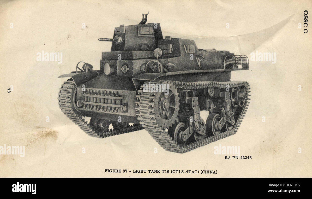 T16 light tank Stock Photo - Alamy