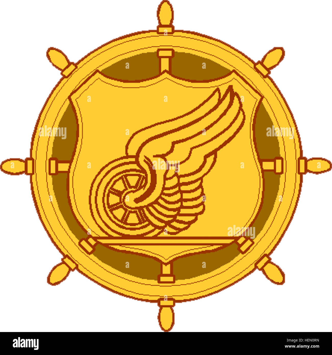 USA - Transportation Corps Branch Insignia Stock Photo - Alamy