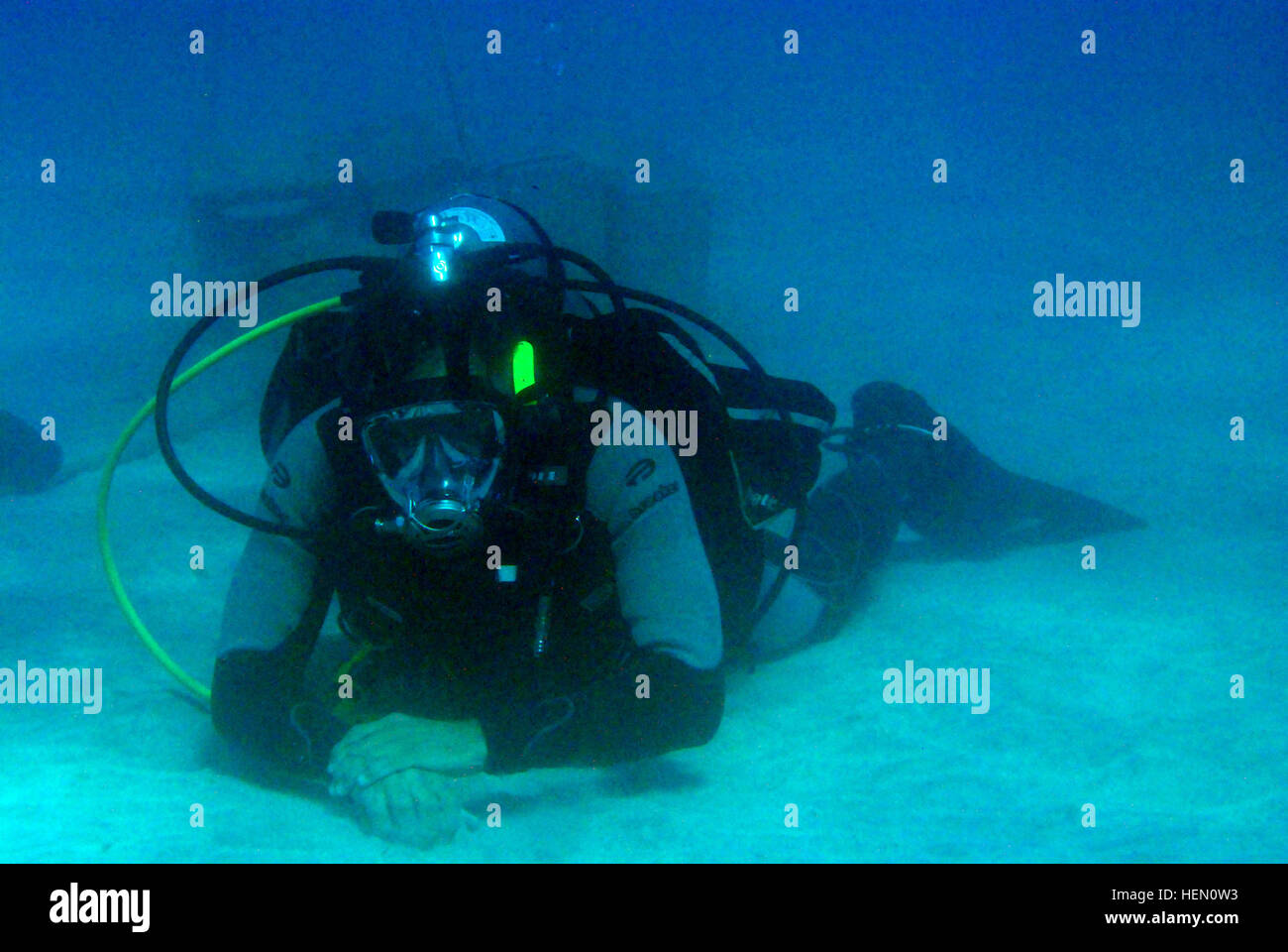GUANTANAMO BAY, Cuba – A judge of the Reef Raiders Scuba Olympics ...