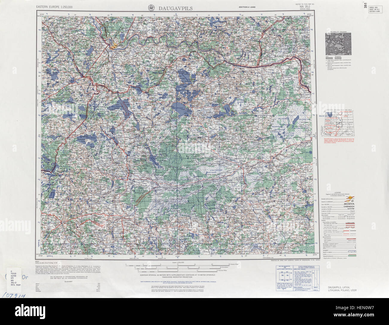Daugavpils map hi-res stock photography and images - Alamy