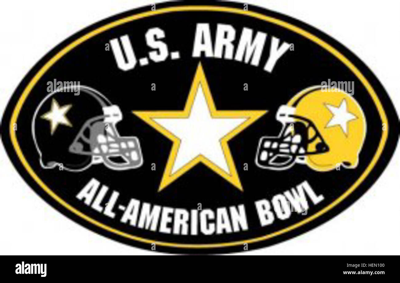 US Army All-American Bowl logo-12-19-08 Stock Photo - Alamy