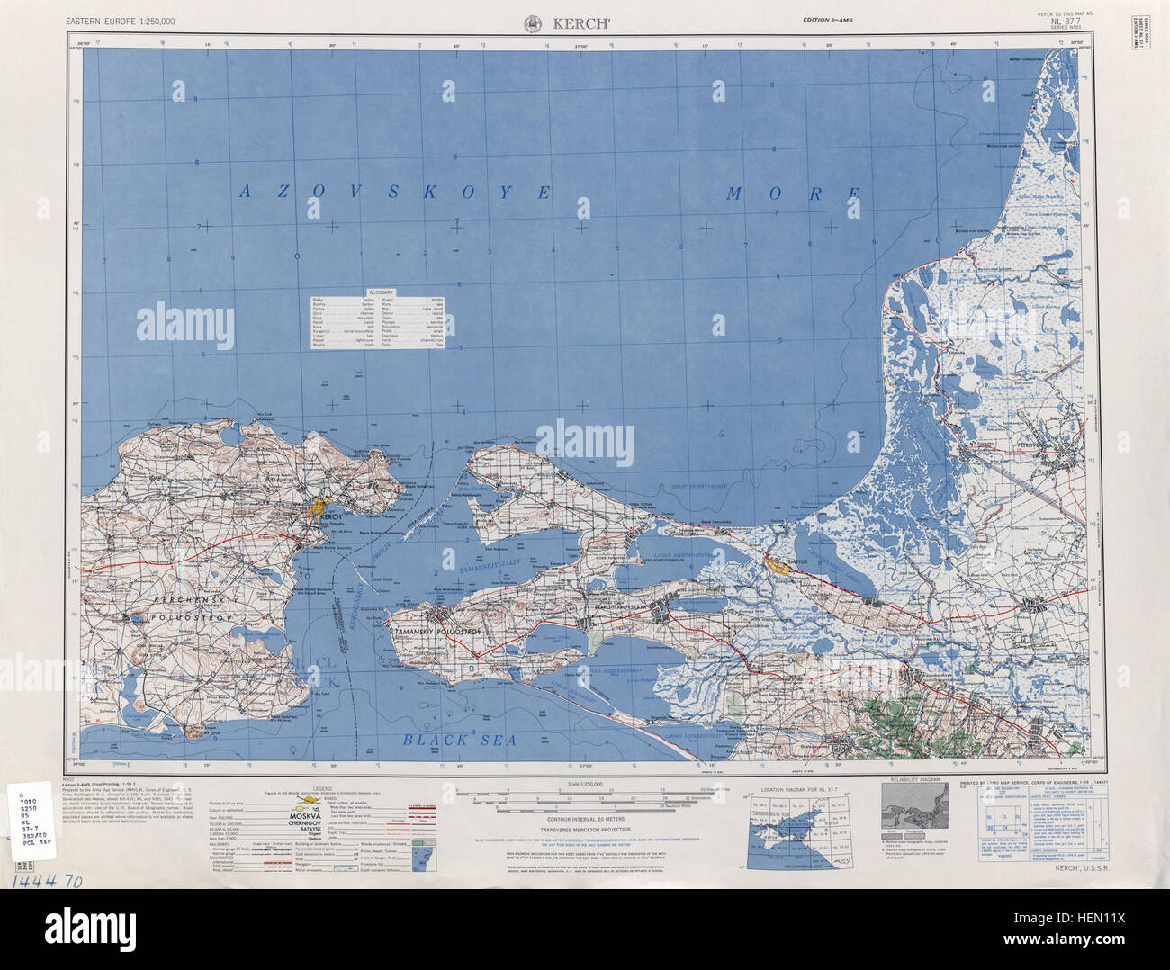 Kerch map hi-res stock photography and images - Alamy