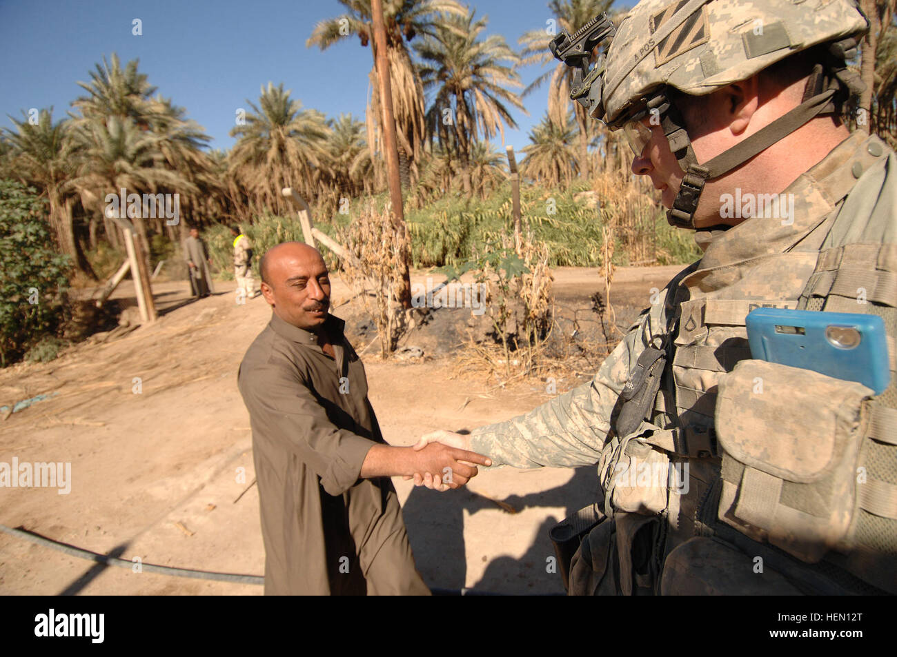 U.S. Army Pfc. John "Doc" Bell, a combat medic from 3rd Platoon, Baker ...