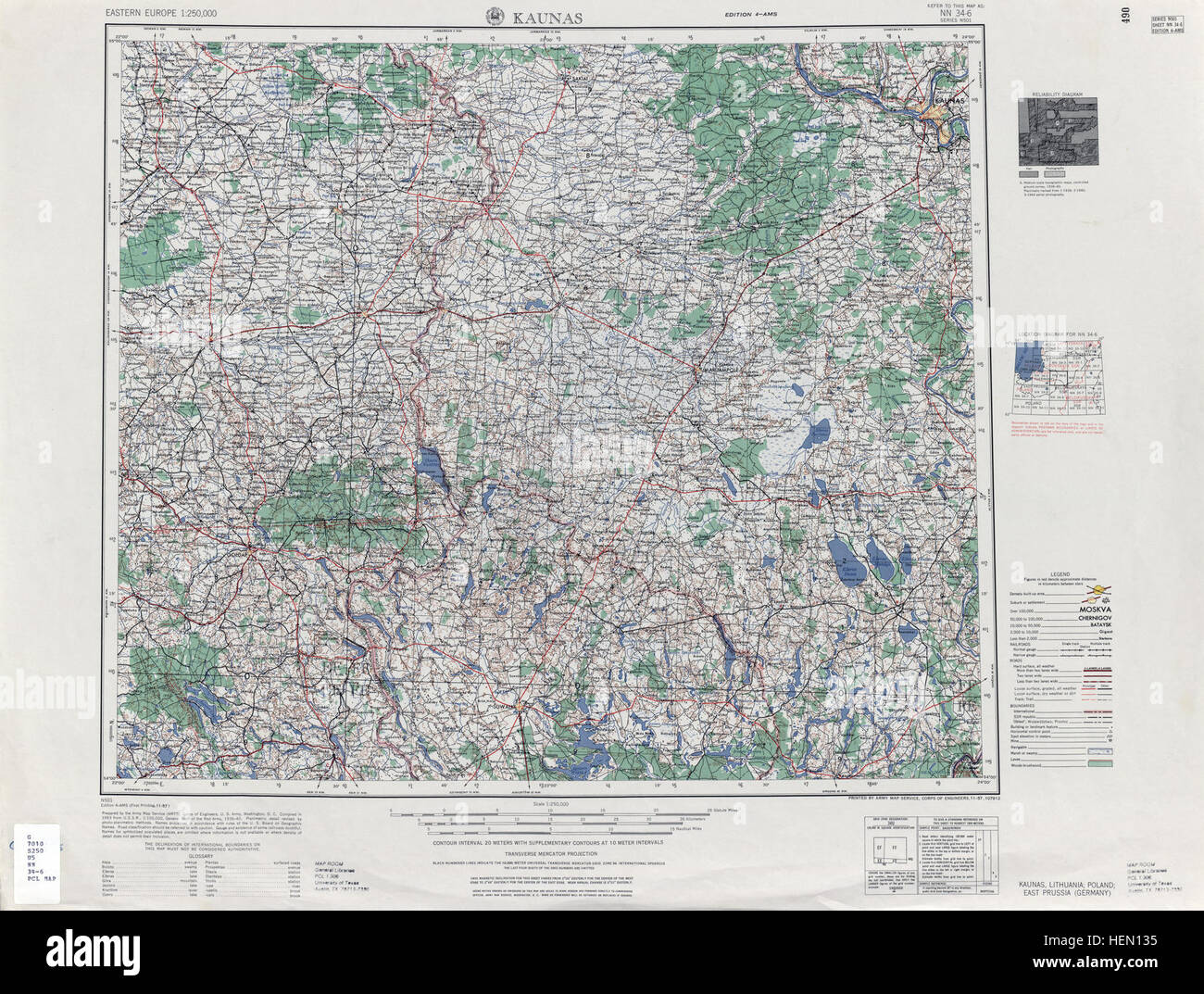 Kaunas map hi-res stock photography and images - Alamy