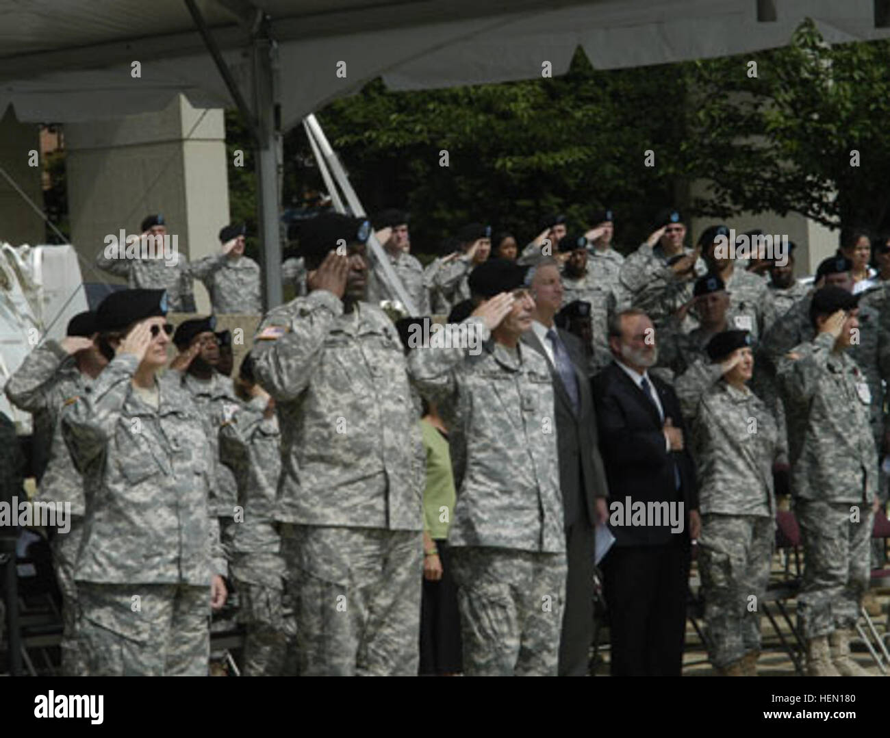 Walter Reed change of command 2008 Stock Photo - Alamy