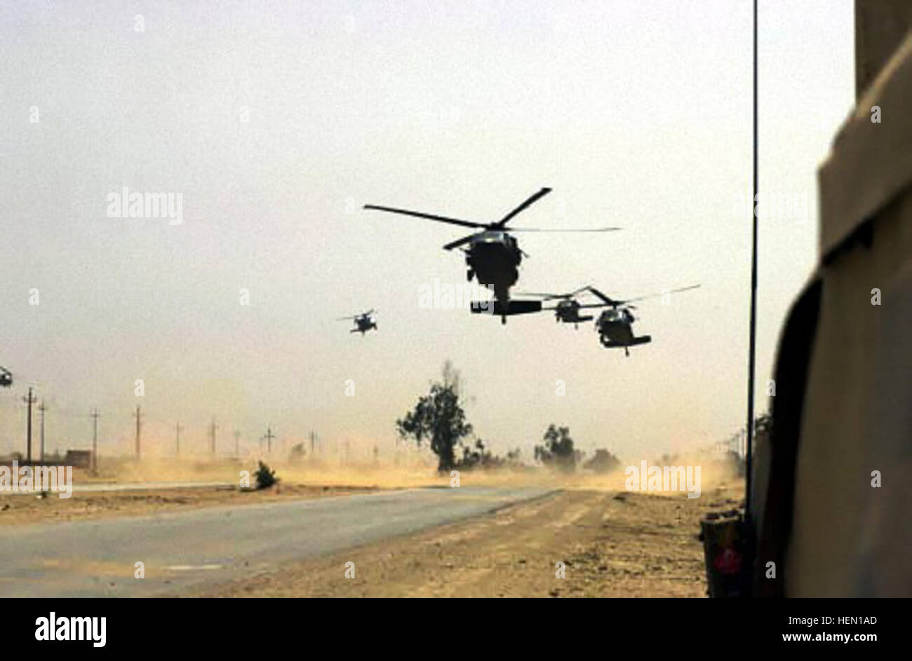 101st Airborne Division helos during Operation Iraqi Freedom Stock ...