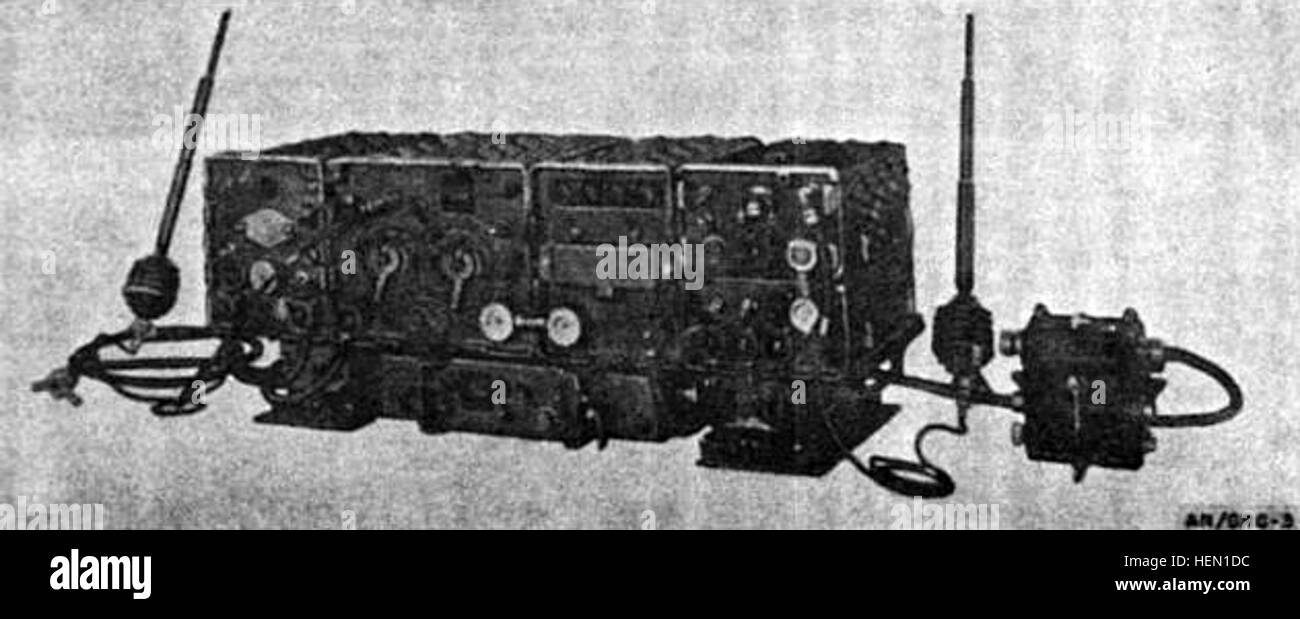 AN-GRC-3 radio set Stock Photo - Alamy