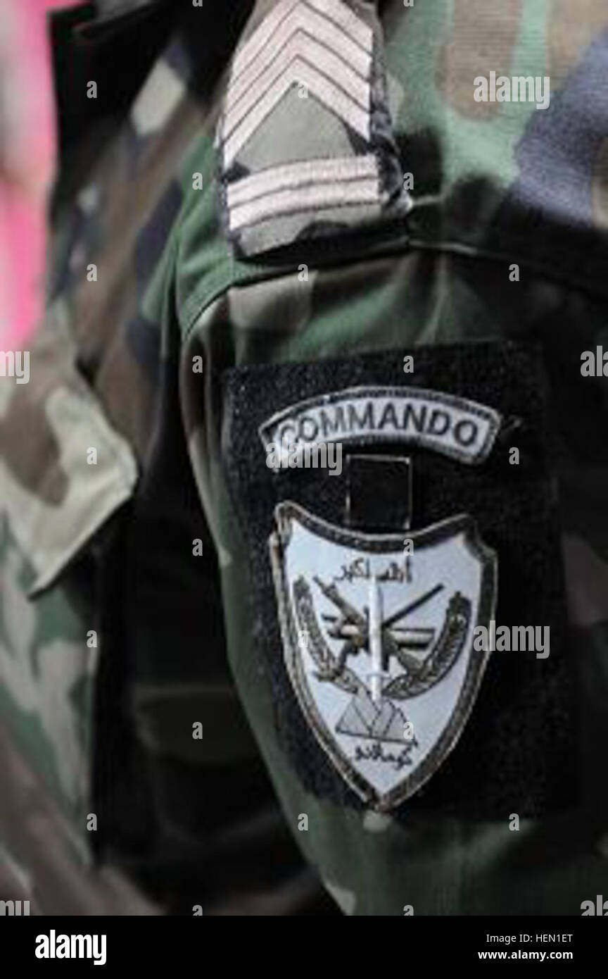 Afghan National Army Commandos batch Stock Photo - Alamy