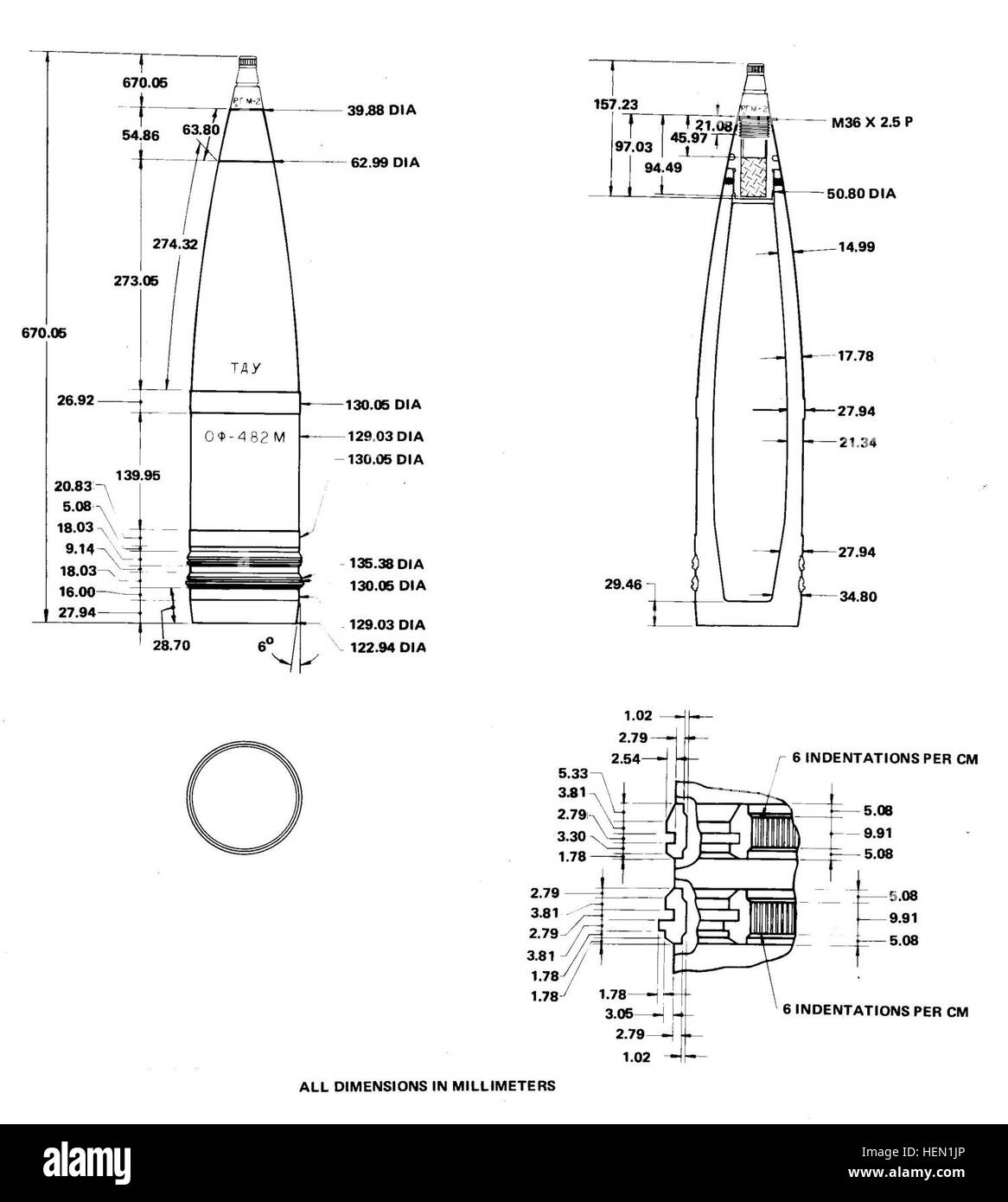 130 mm OF-482M Stock Photo - Alamy