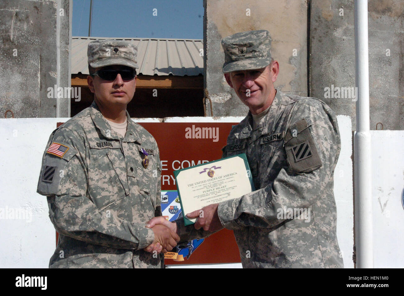 Spc. Guillermo Guzman with 1st Battalion, 76th Field Artillery, 4th ...