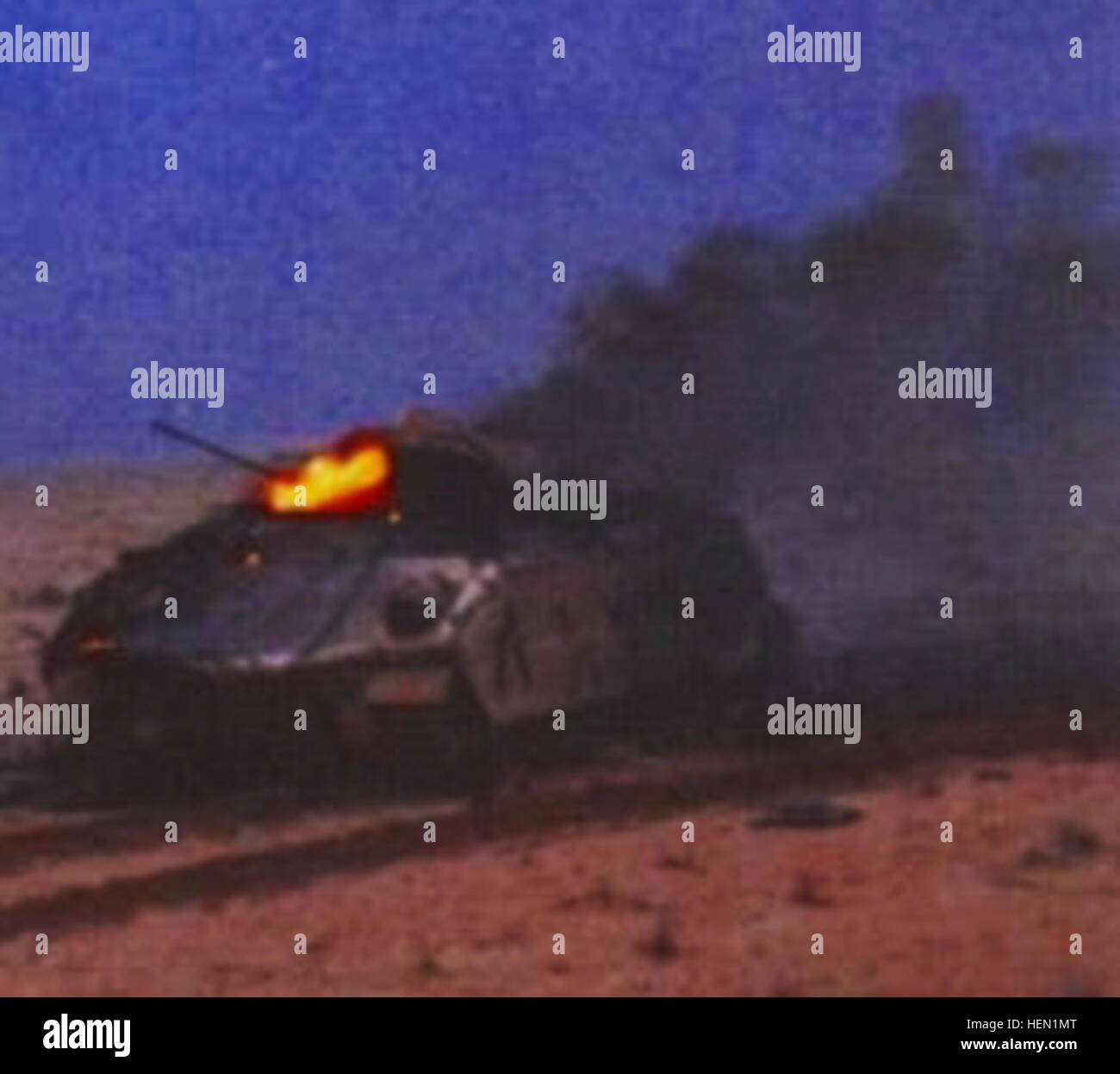 Bradley on fire Stock Photo - Alamy