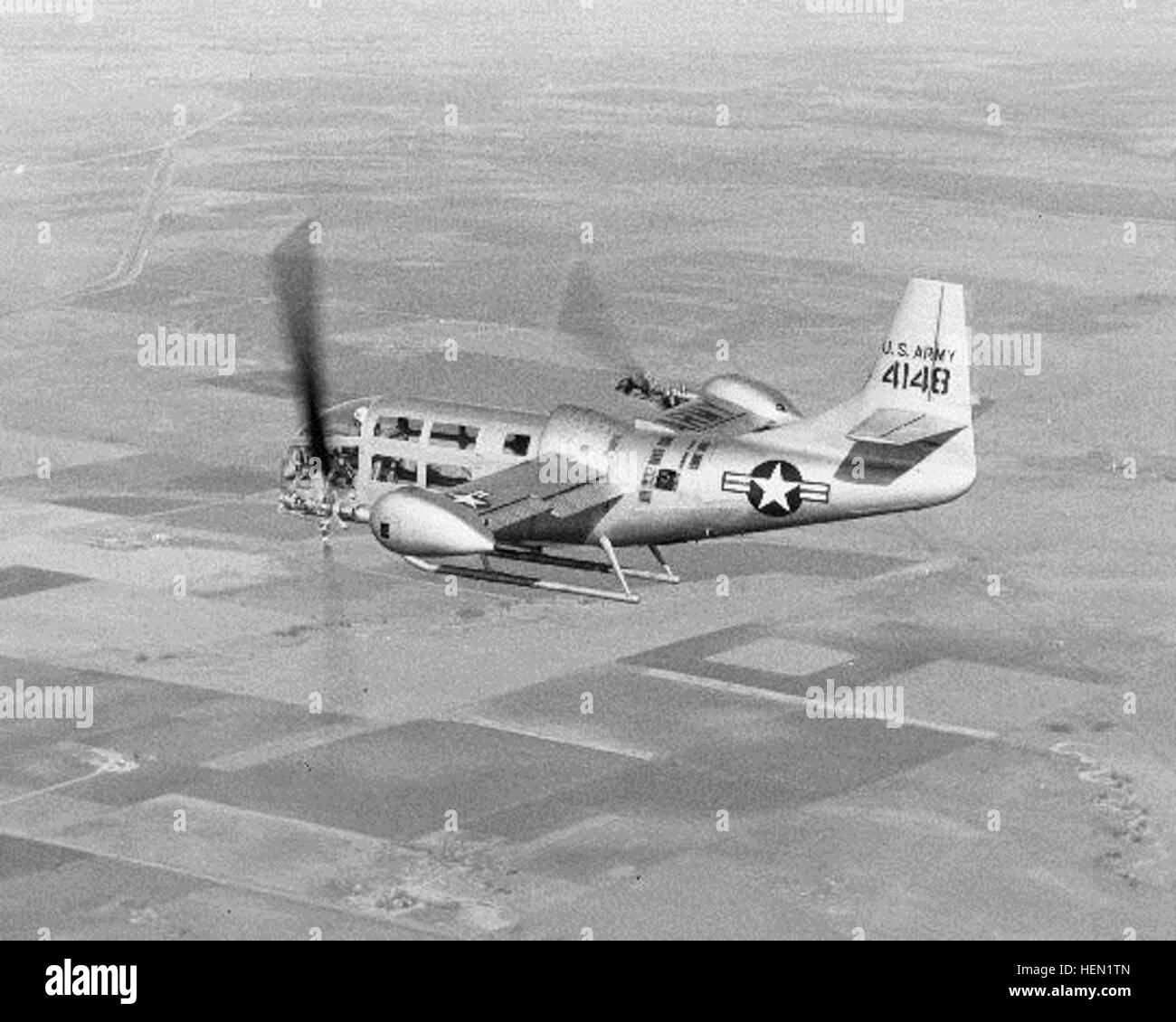 Bell XV-3 in level flight Stock Photo - Alamy