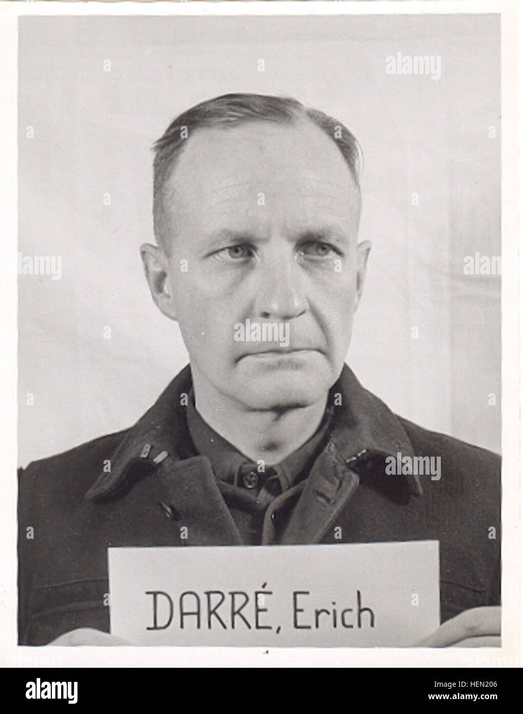 Erich Darre (SS Stock Photo - Alamy