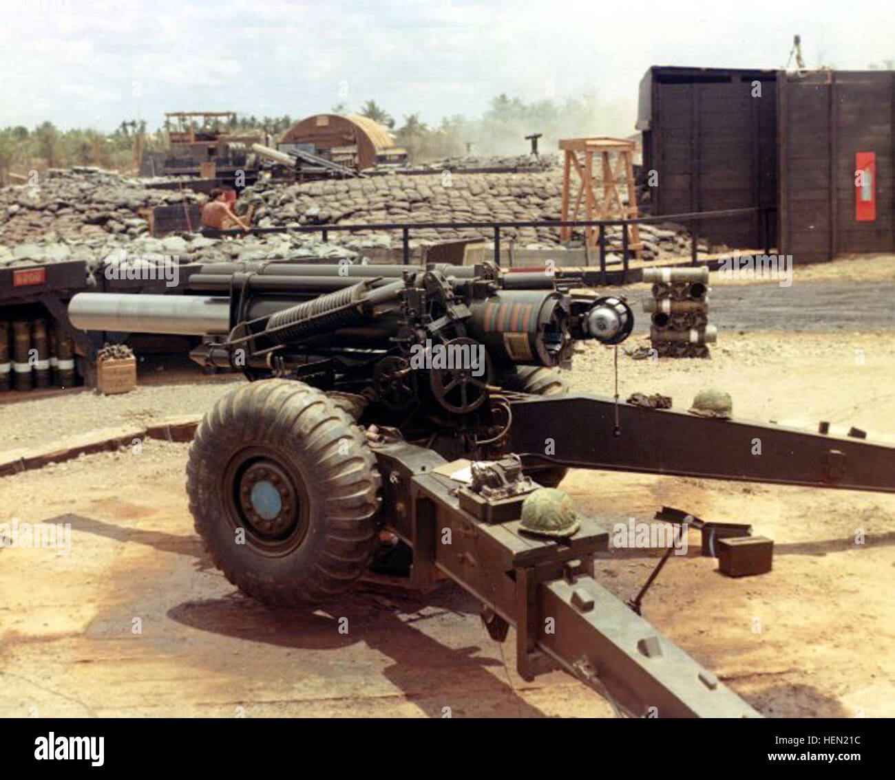 A 155mm howitzer is a heavy artillery piece used by military forces for ...