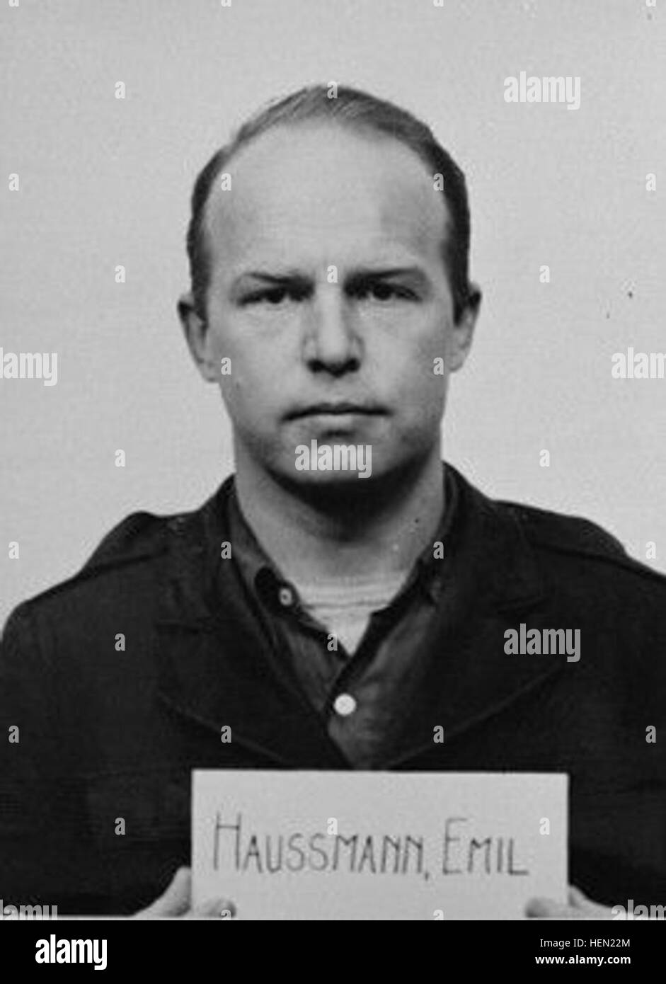 Emil Haussmann at the Nuremberg Trials Stock Photo - Alamy