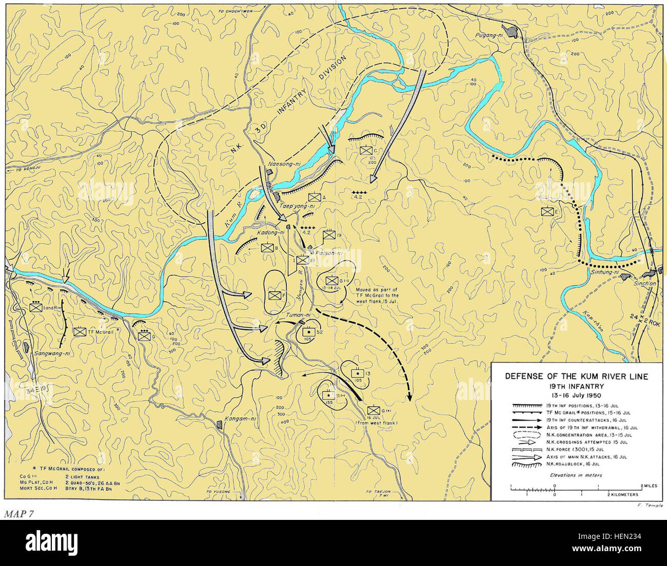19th Kum River Map2 Stock Photo - Alamy