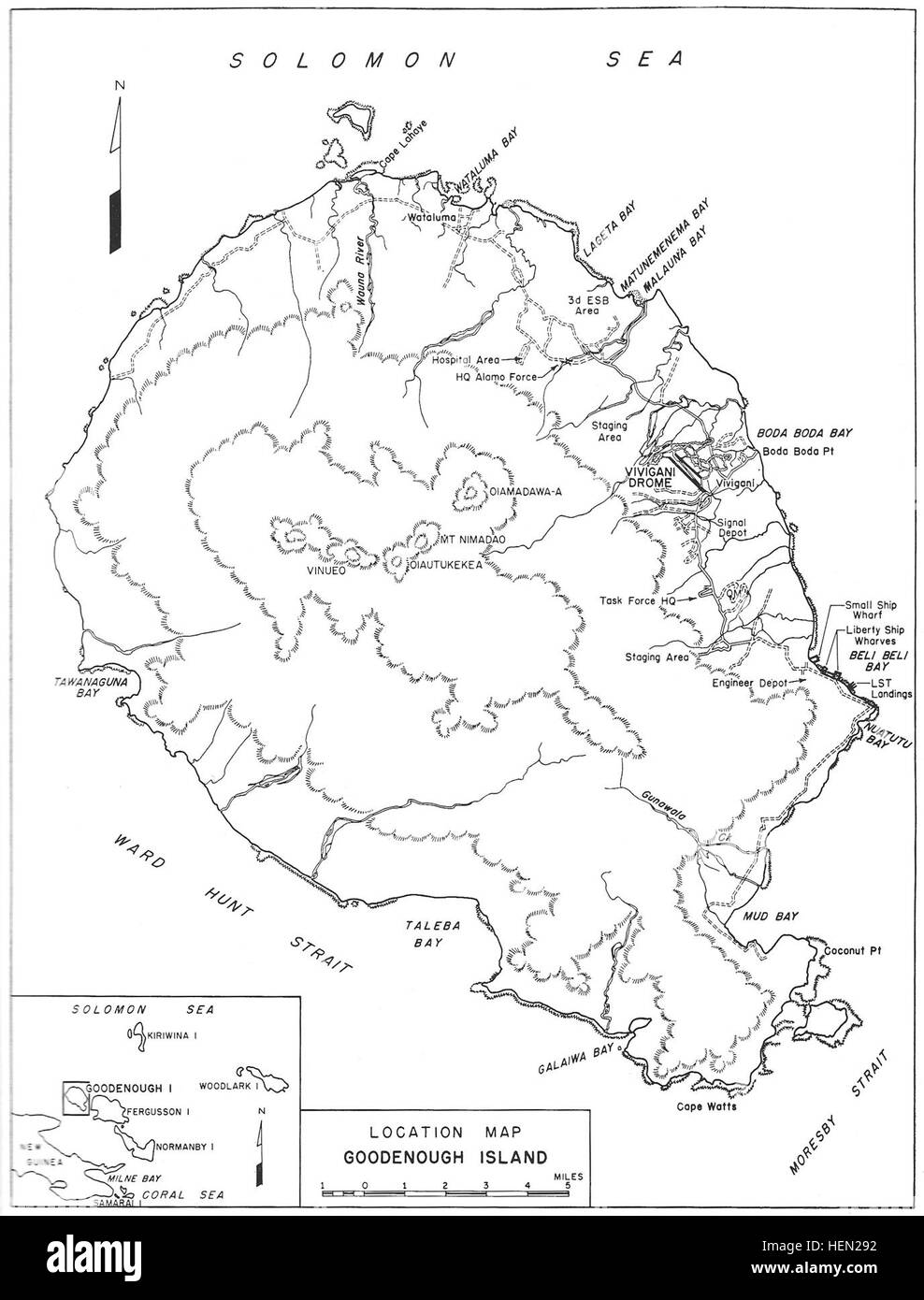 Goodenough island hi-res stock photography and images - Alamy