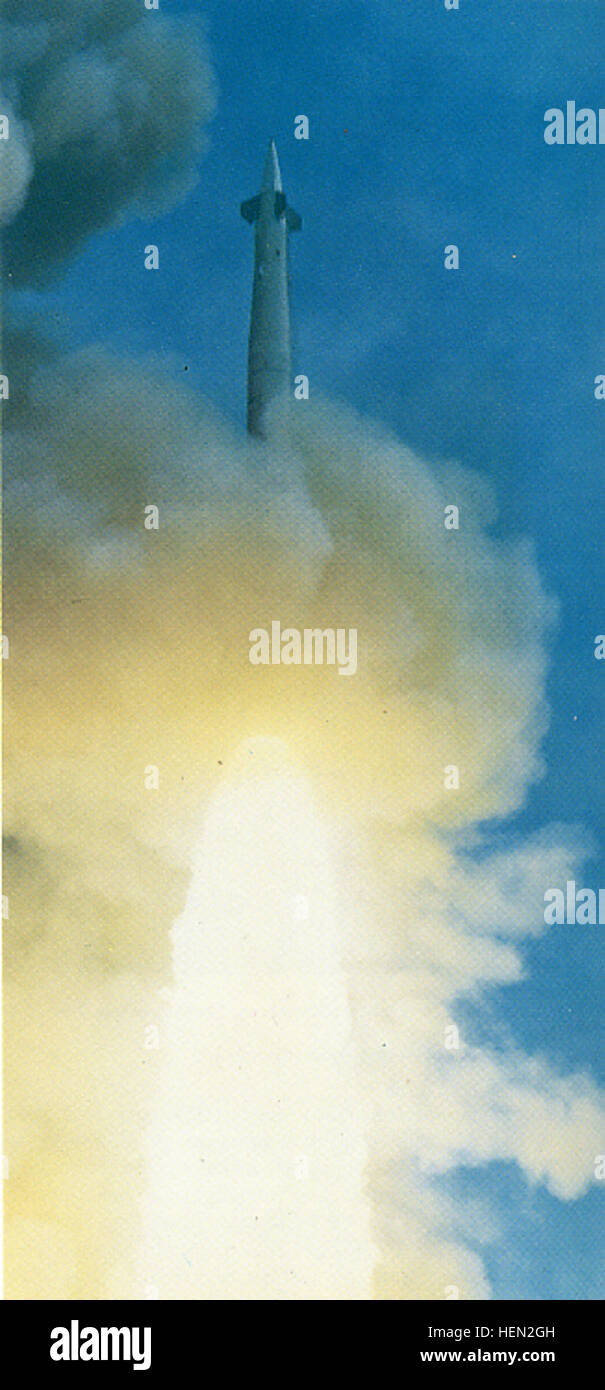 LIM-49A Spartan launch Stock Photo - Alamy