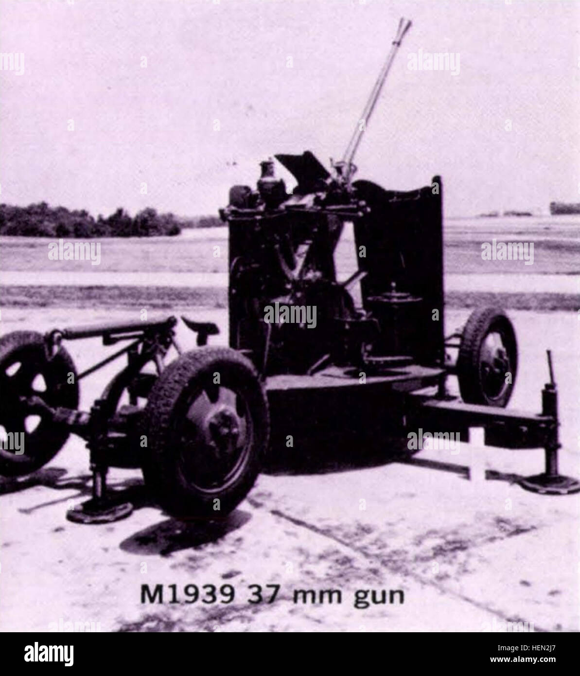 M1939 37 mm gun Stock Photo - Alamy