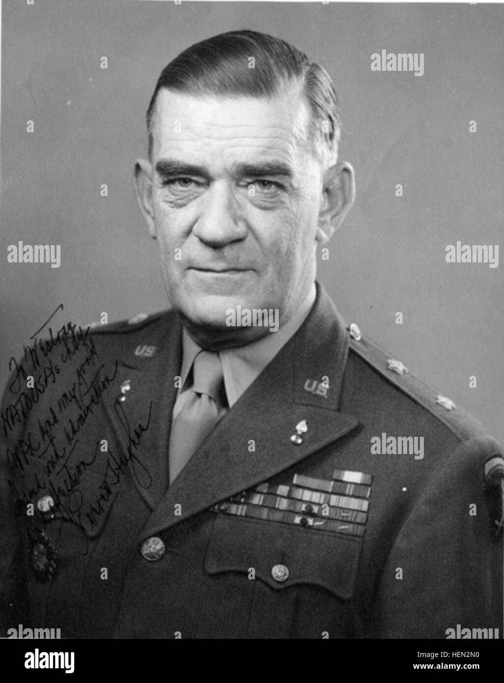 Lieutenant general Everett Hughes 1945 Stock Photo - Alamy