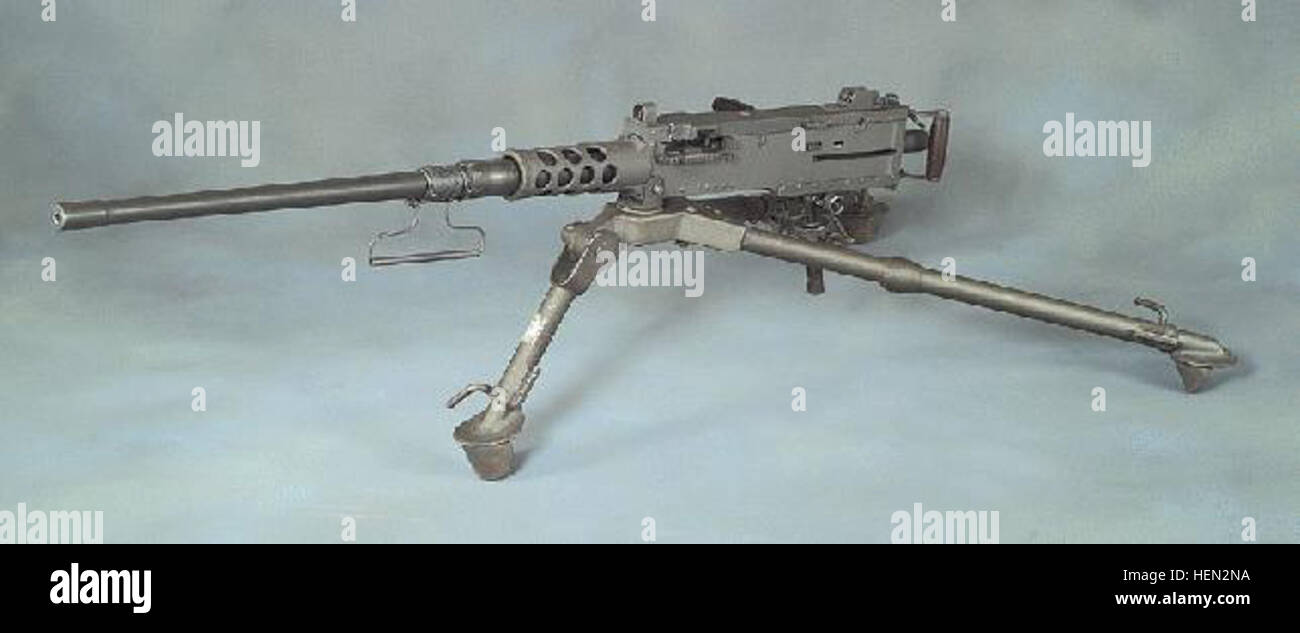 Machine gun M2 1 Stock Photo - Alamy
