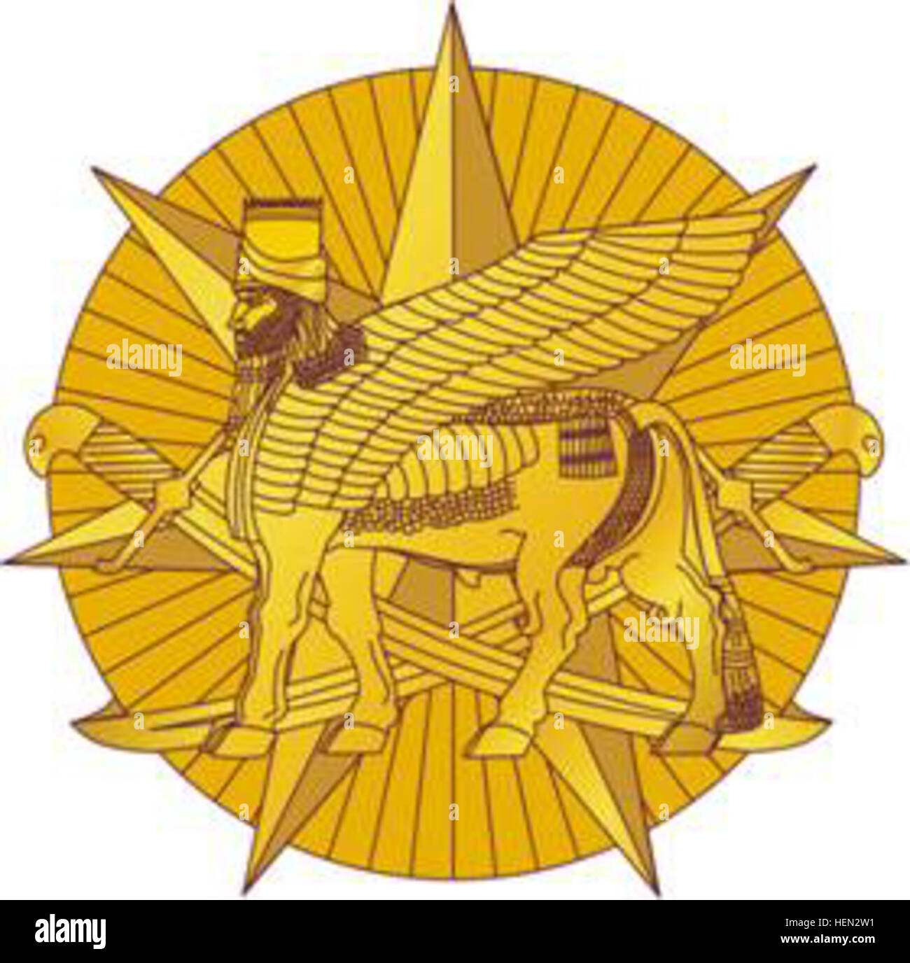 Multinational Force-Iraq emblem representing coalition military ...
