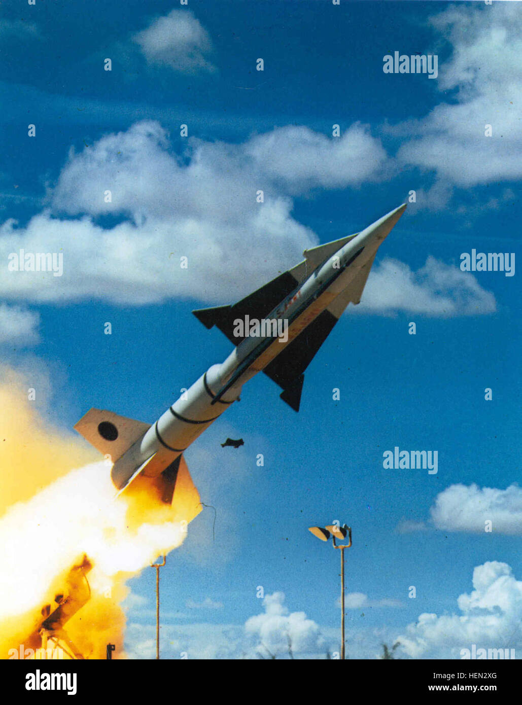 Nike Zeus A test launch Stock Photo - Alamy