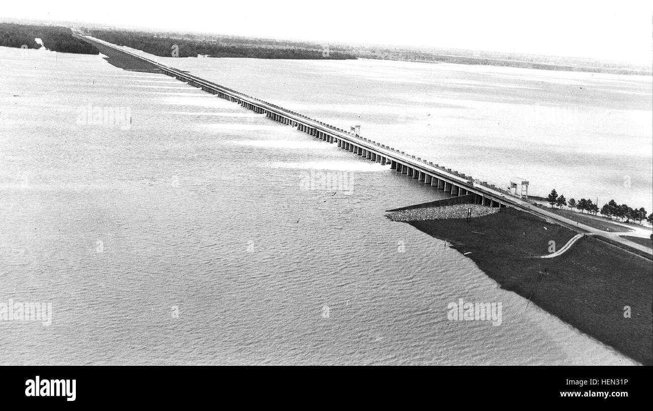 Morganza Spillway Aerial Stock Photo - Alamy