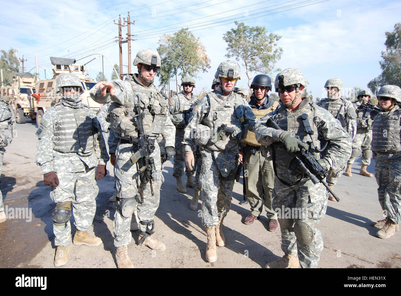 A Multi-National Division Deputy Commanding General tours a revitalized ...