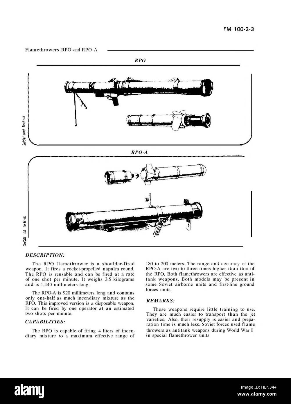 The RPO and RPO-A are infantry flamethrowers designed for U.S. military ...