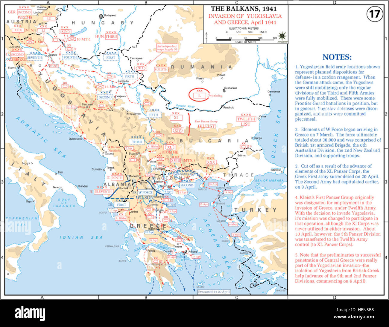 The Balkans 1941 Stock Photo - Alamy