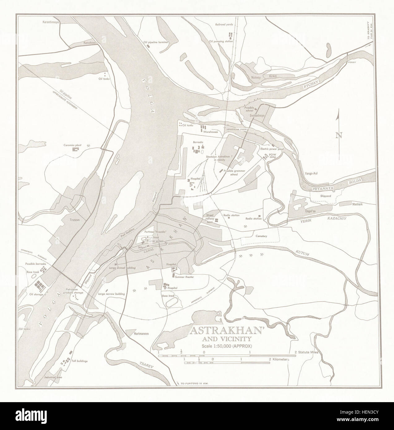 Astrakhan map hi-res stock photography and images - Alamy