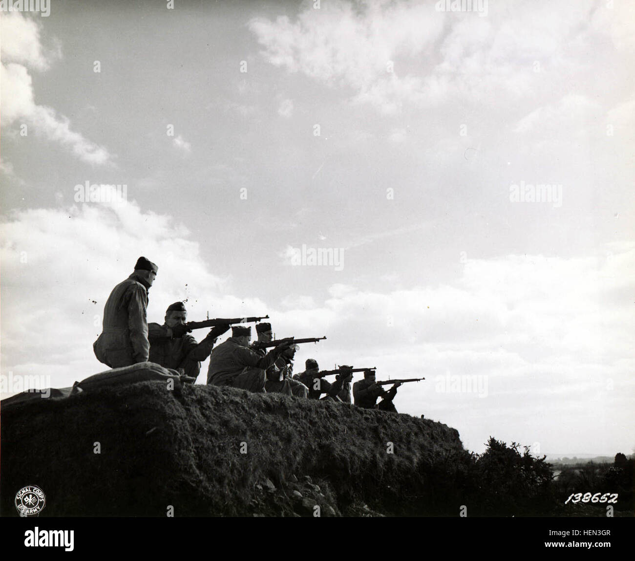 US Army firing range in Ireland 1942-03-25 Stock Photo - Alamy