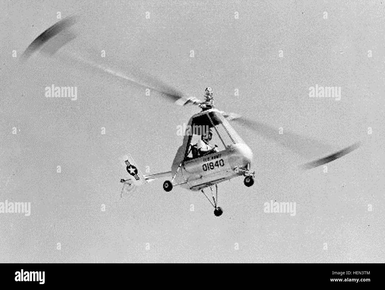 XH-26 Jet Jeep in flight Stock Photo - Alamy