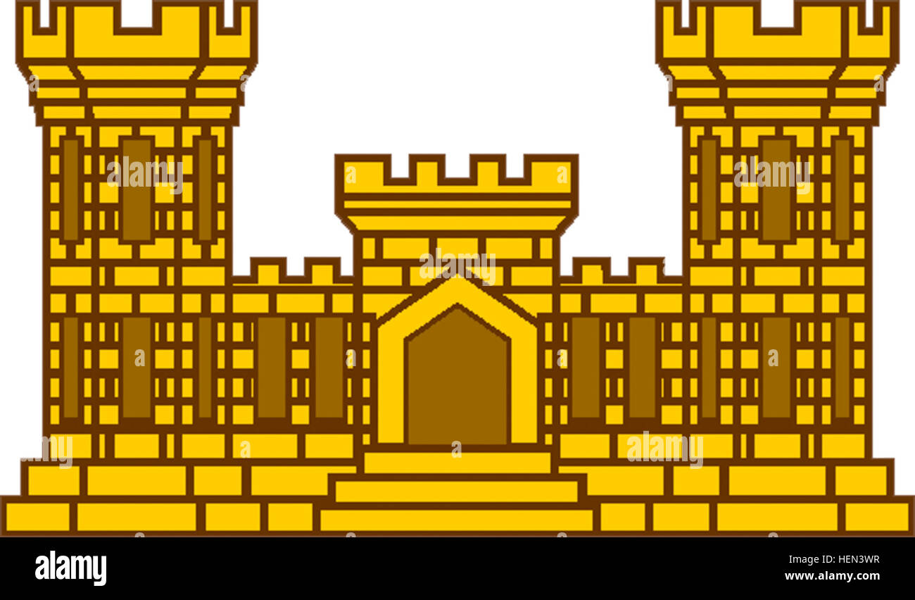 USA - Engineer Branch Insignia Stock Photo - Alamy