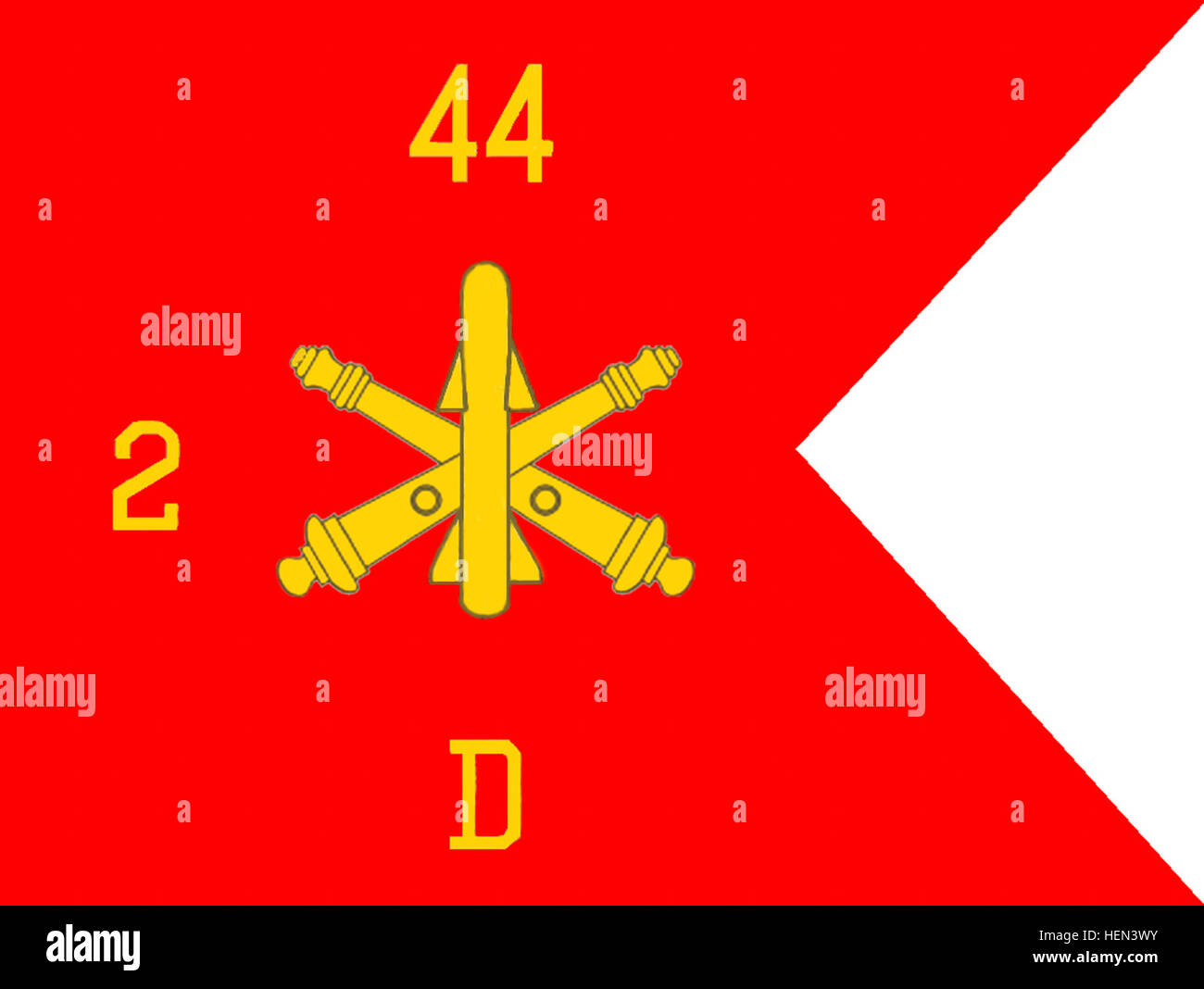 USA - Guidon - Air Defence Artillery Stock Photo - Alamy