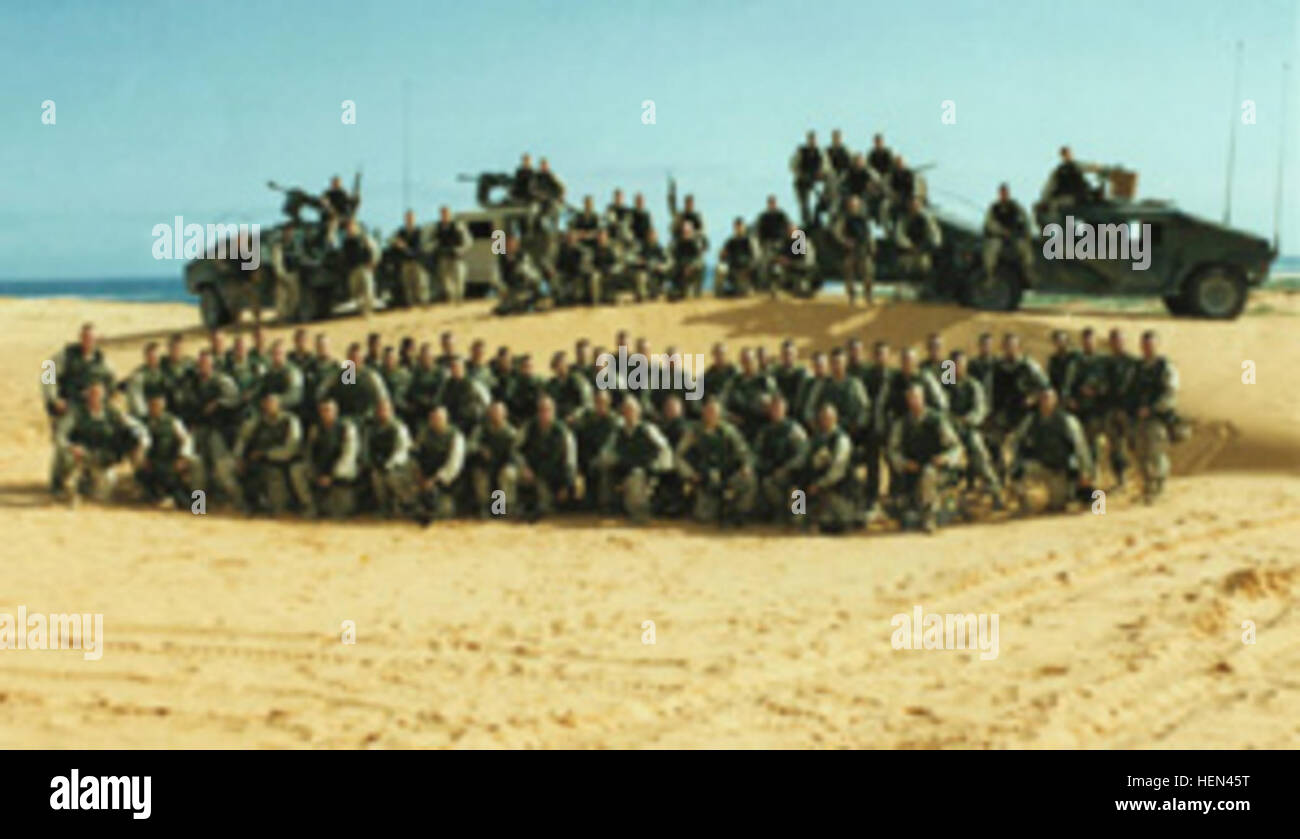 75th Ranger Regiment Bravo Company 3rd Batallion Somalia 1993 Stock ...