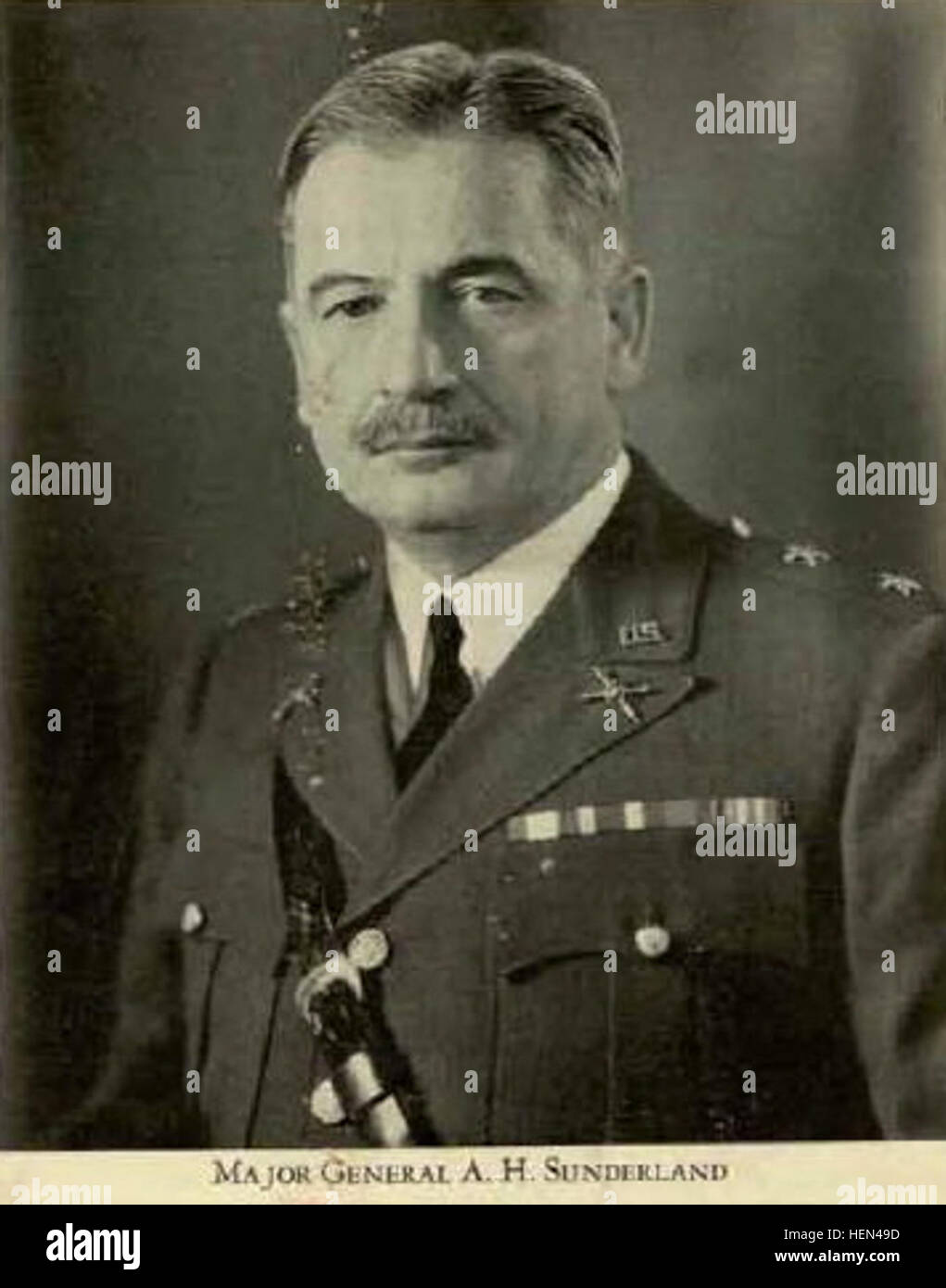 Senior military officer Archibald H. Sunderland oversees operational ...