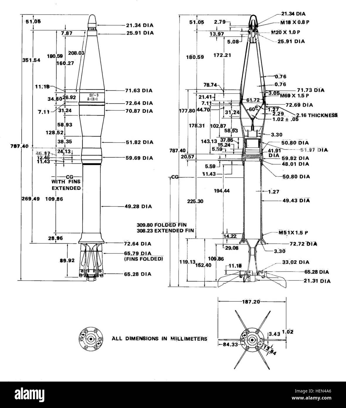 73 mm PG-9 Stock Photo - Alamy