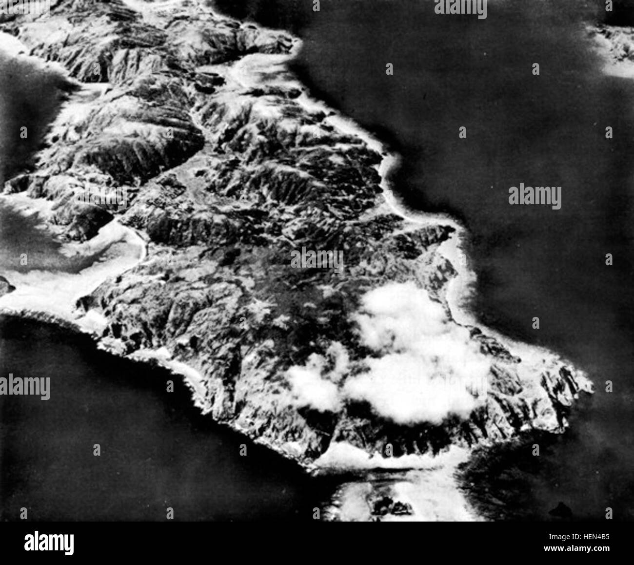 Aerial view of Tokashiki Island Stock Photo - Alamy