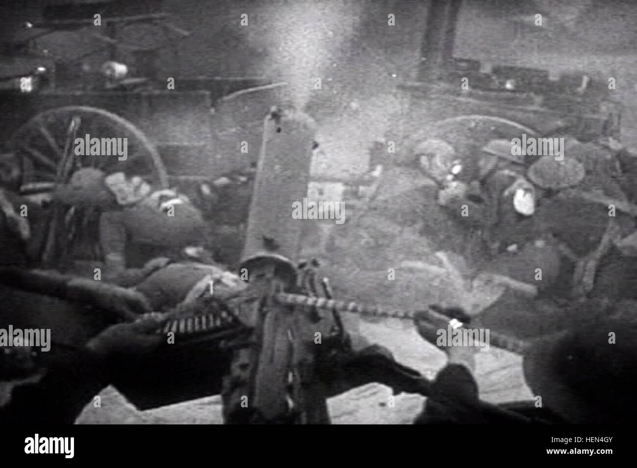 British gunner beach dunkirk Stock Photo - Alamy