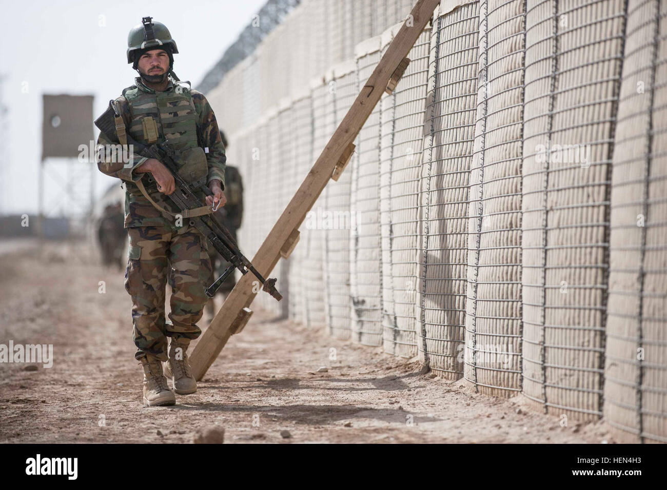 An Afghan Commando from 3rd Company, 7th Special Operations Kandak ...