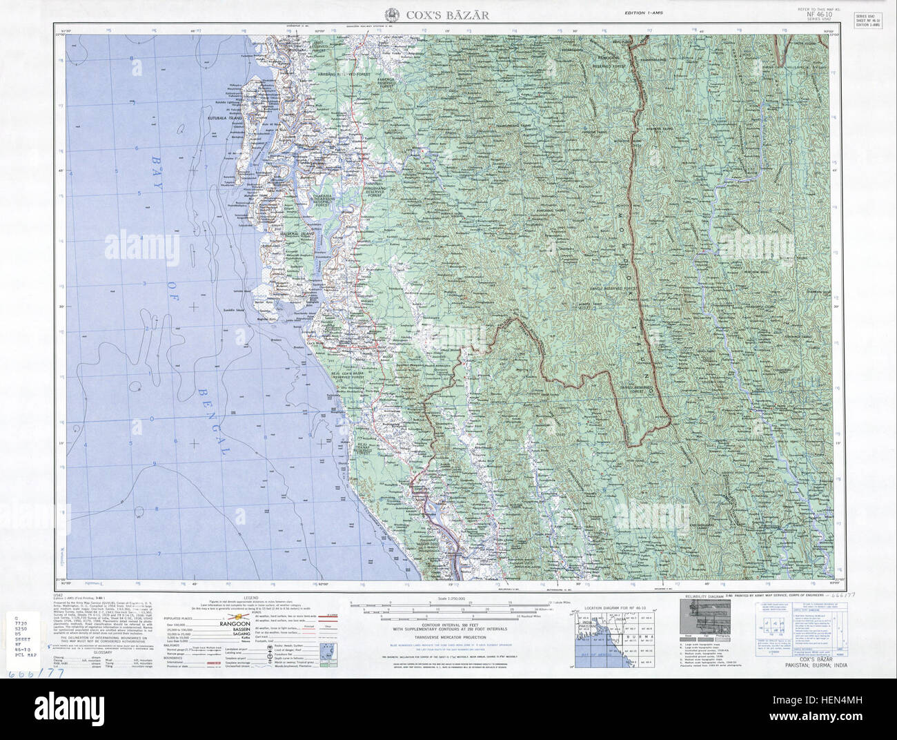 Cox's Bazar Map Stock Photo - Alamy