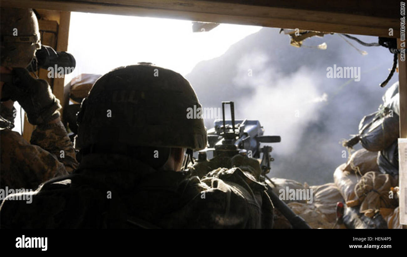 Combat outpost Bari Alai Stock Photo - Alamy